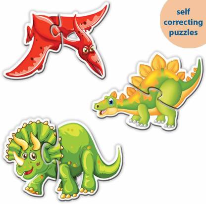 HEAD AND TAIL PUZZLE - DINO – Edu Toys