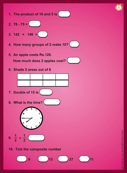 MENTAL MATHS WORK BOOK ( PART 3 ) – Edu Toys