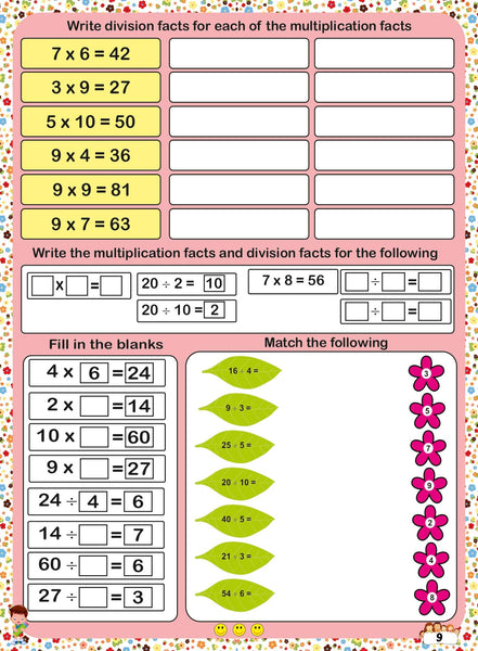 Division Work Book – Edu Toys