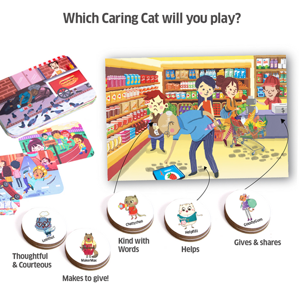 Caring Cats Kindness Around Town- Social Emotion Learning – Edu Toys