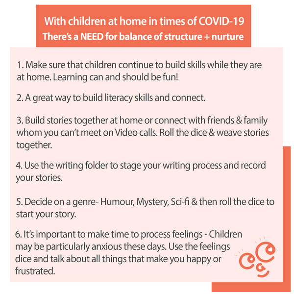 Rolling Tales, Story Telling Wooden Dice Cubes – Edu Toys