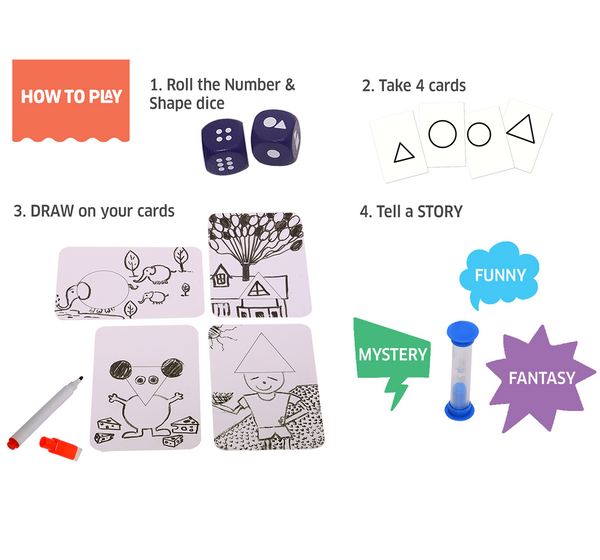 Shape Your Story - Drawing and Storytelling Game – Edu Toys