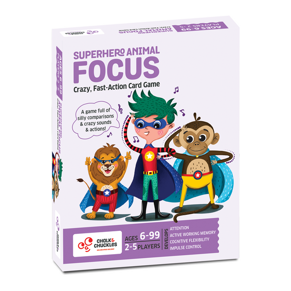 Superhero Animal Focus Card Game – Edu Toys