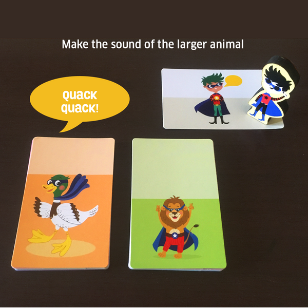 Superhero Animal Focus Card Game – Edu Toys