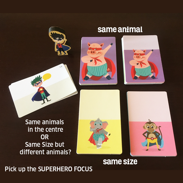 Superhero Animal Focus Card Game – Edu Toys