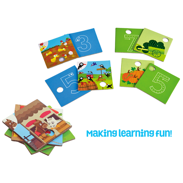 Clever Counting - Preschooler, Self Correcting Matching Numbers Puzzle ...