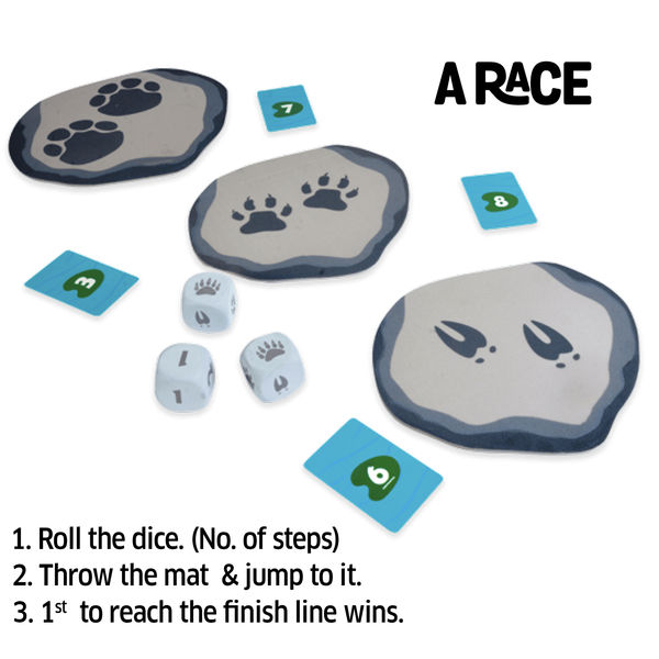 Stepping Stones, Active Movement Math Game – Edu Toys