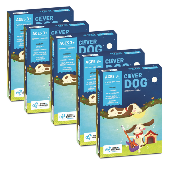 Clever Dog, Fun Opposites Puzzle, Self Correcting Matching Puzzle for ...
