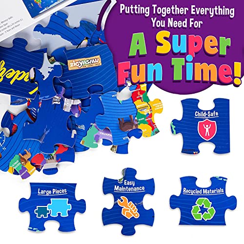 ZiGYASAW Puzzle for 4 & 7 Years Old Kids and Above, Fun and Challengin ...