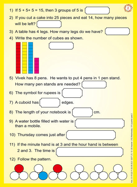 Mental Maths Work Book Part 2 Edu Toys