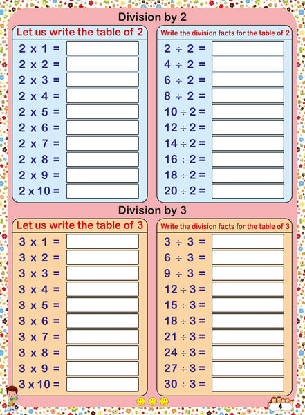 Division Work Book – Edu Toys