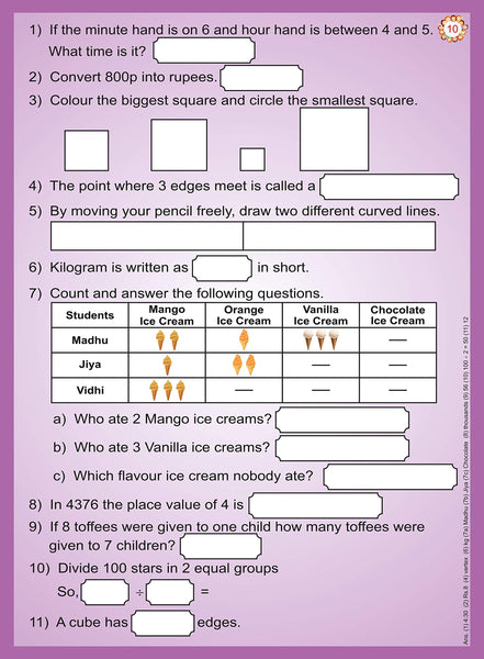 MENTAL MATHS WORK BOOK ( PART 2 ) – Edu Toys