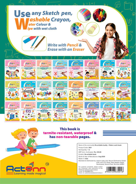 PATTERN WORK BOOK – Edu Toys