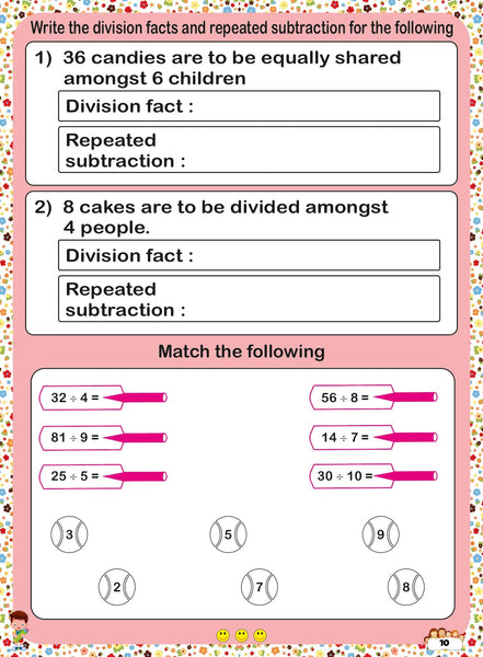 Division Work Book – Edu Toys