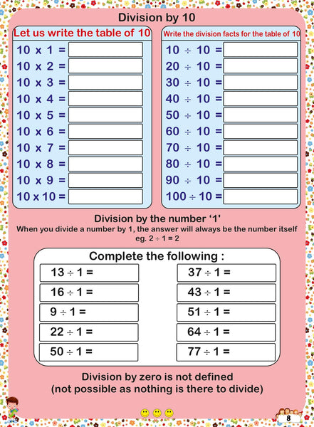 Division Work Book – Edu Toys