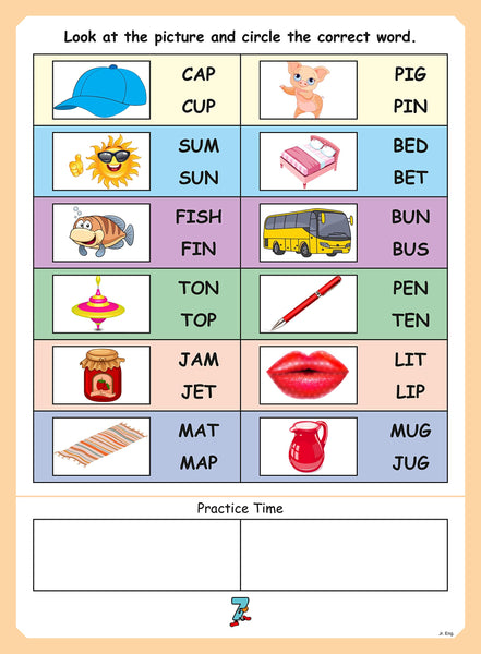 JR. KG. ENGLISH WORK BOOK – Edu Toys