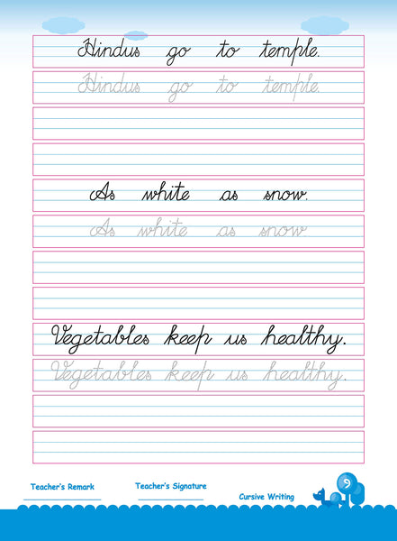 Cursive Writting Work Book – Edu Toys