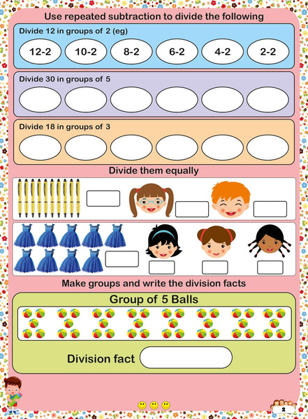 Division Work Book – Edu Toys