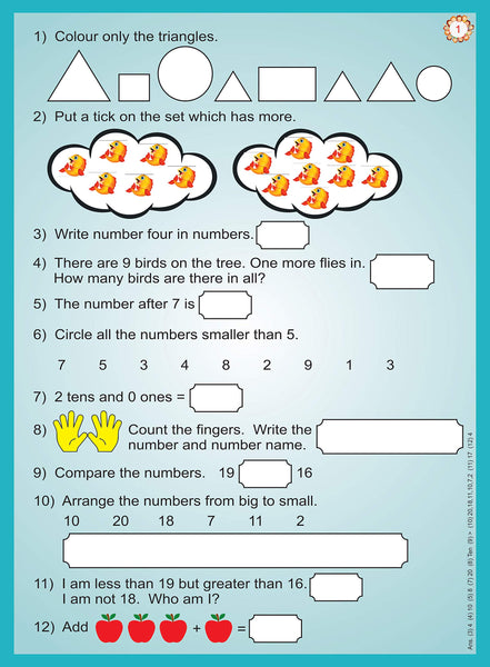 MENTAL MATHS WORK BOOK ( PART 1 ) – Edu Toys