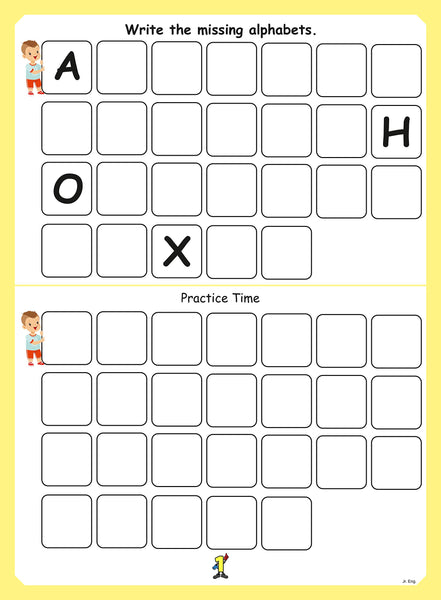 JR. KG. ENGLISH WORK BOOK – Edu Toys