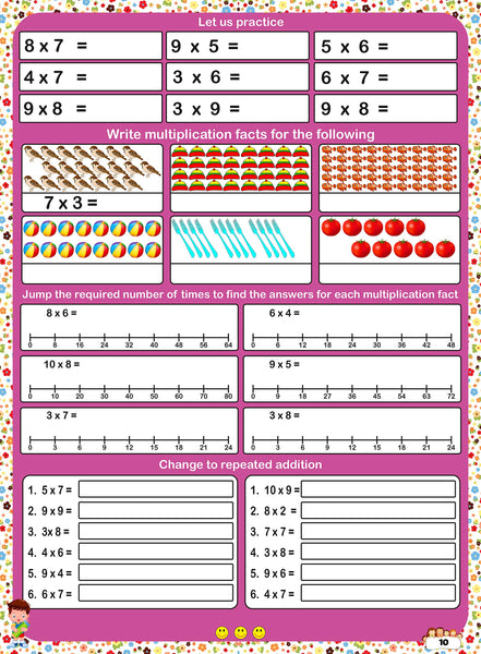 MULTIPLICATION WORK BOOK – Edu Toys