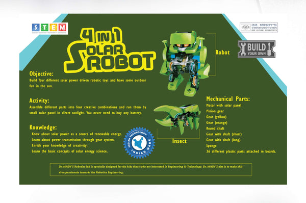 4 In 1 Diy Solar Robot – Edu Toys