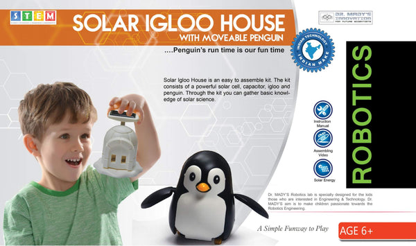 SOLAR IGLOO HOUSE WITH PENGUIN – Edu Toys