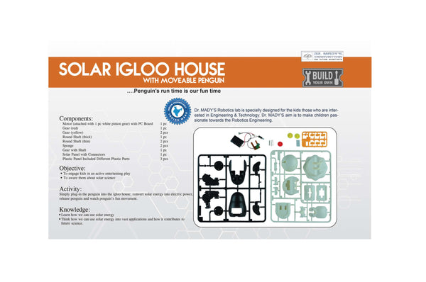 SOLAR IGLOO HOUSE WITH PENGUIN – Edu Toys